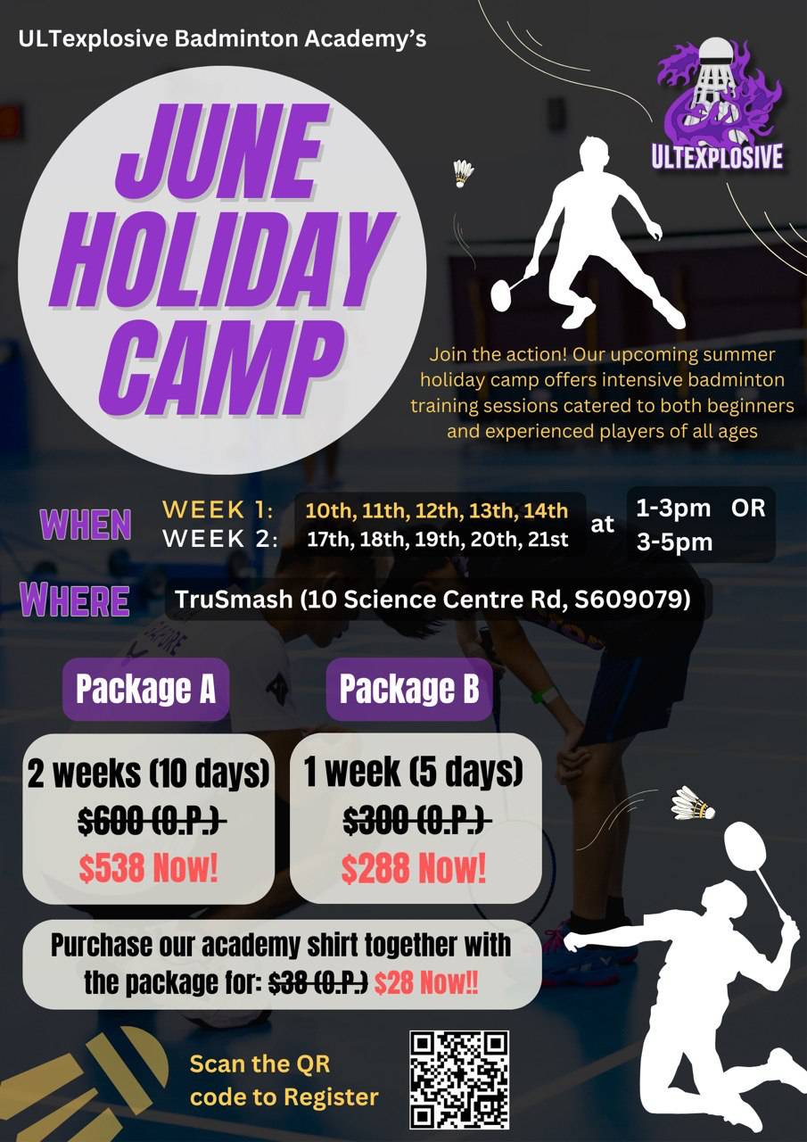 Badminton Coach Singapore | Top Badminton Classes Training